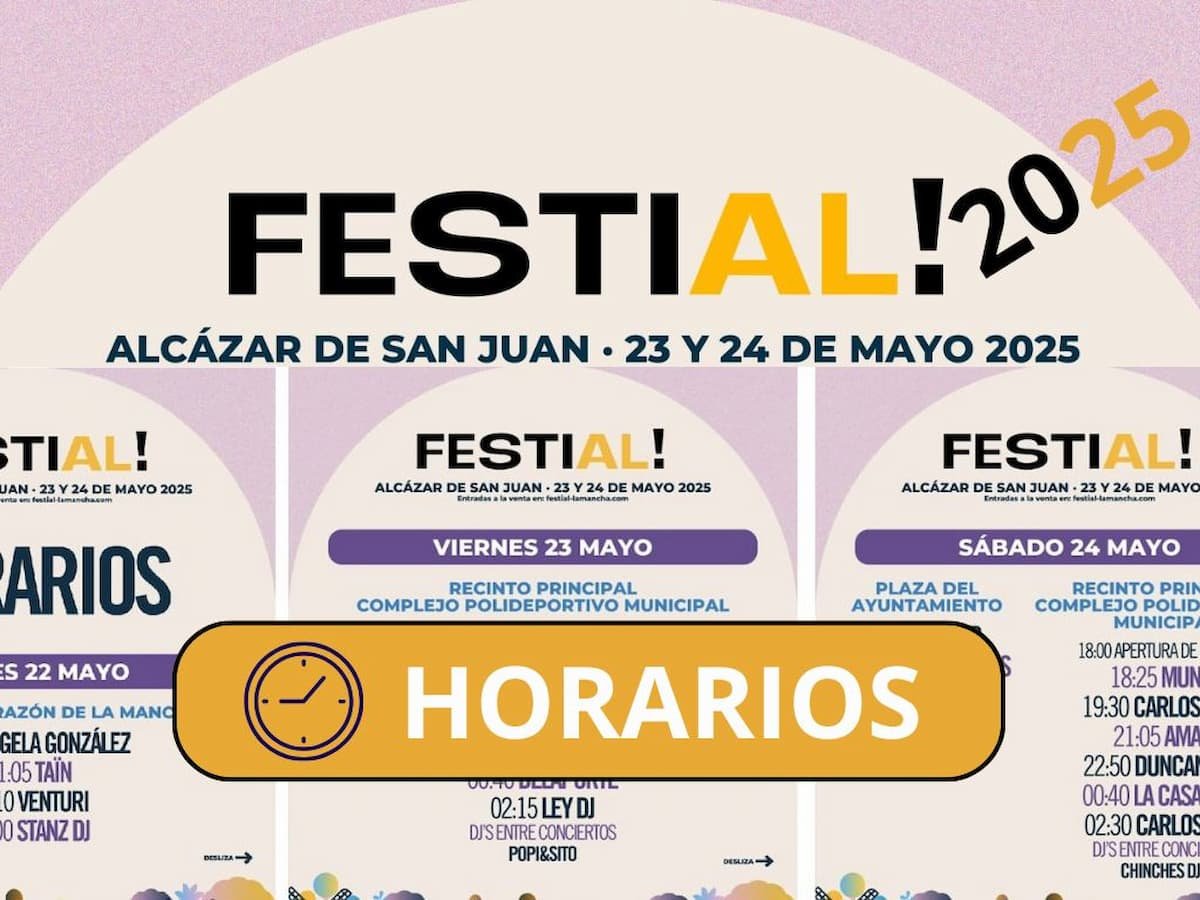 Horarios de FESTIAL! 2025: por días, artistas y escenarios